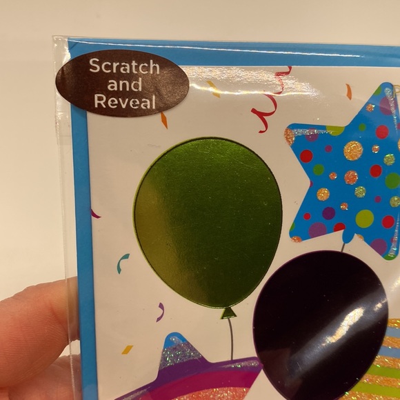 Papyrus | Accents | Nwt Papyrus Happy Birthday Card With Scratch Reveal ...